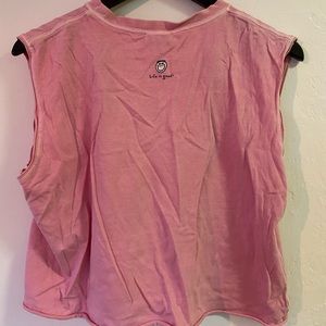 Life Is Good | Tops | Vintage Life Is Good Cropped Tank | Poshmark